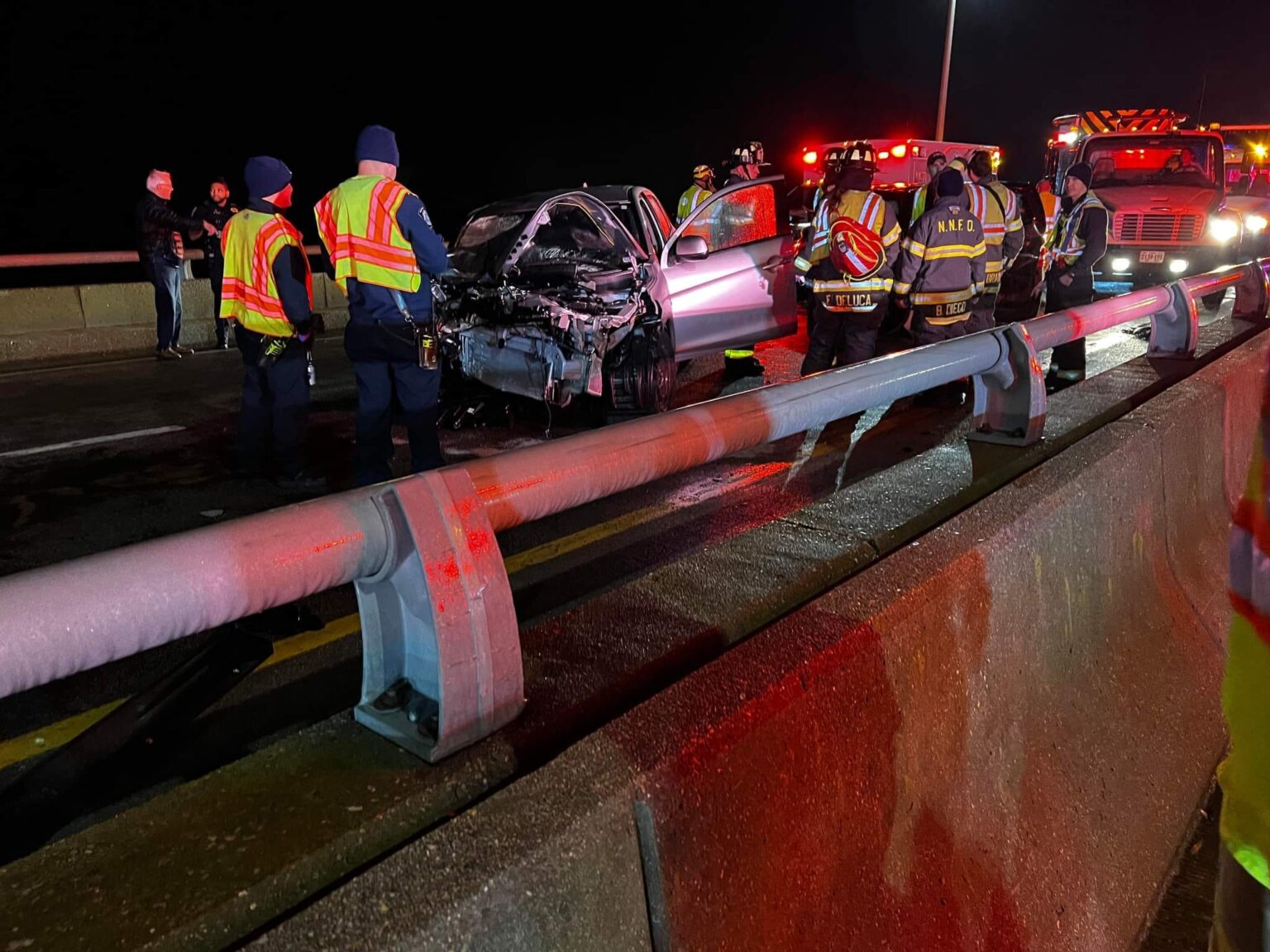 James River Bridge Accident Halts Traffic - Carrollton Volunteer Fire ...